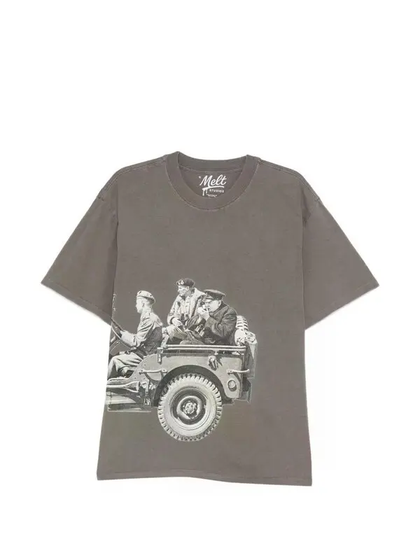 MELT Graphic-print T-shirt - Grey