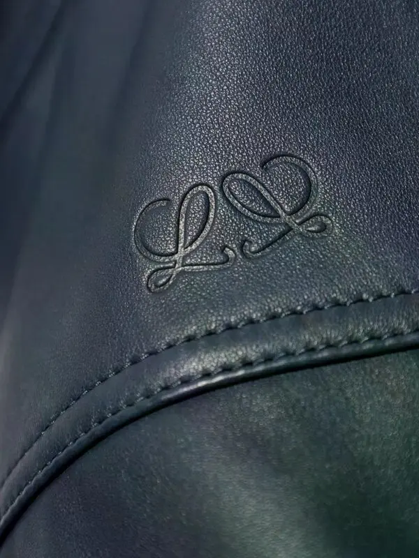 Loewe Stand-up-collar Leather Jacket