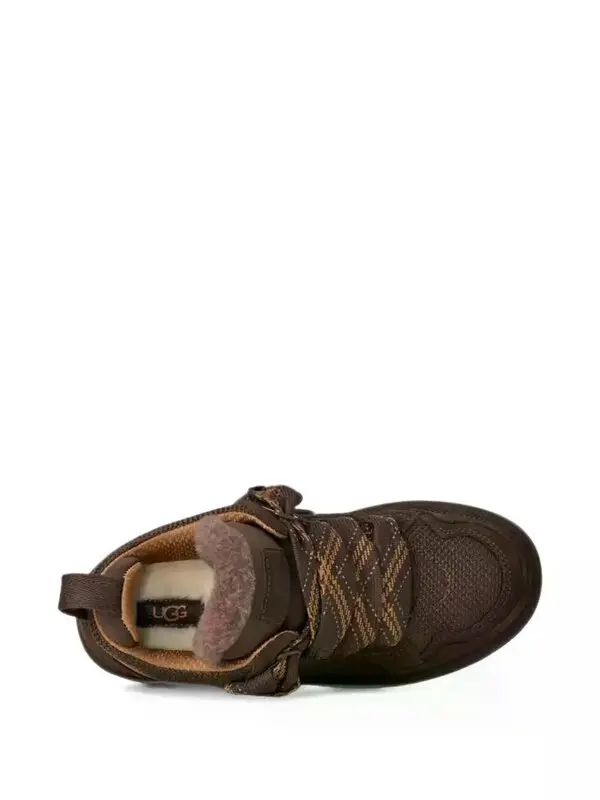 UGG Shearling-trim Panelled Sneakers