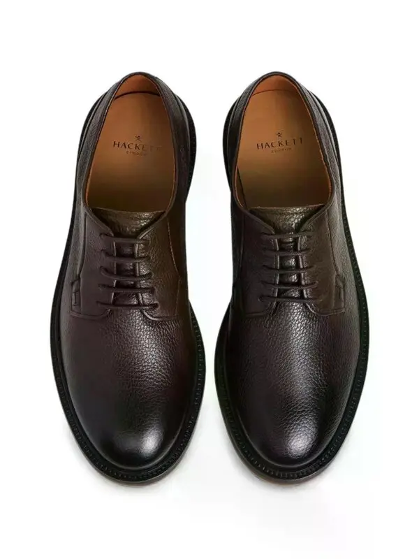 HACKETT LONDON Elsted Blucher Leather Derby Shoes