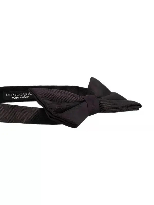 Dolce & Gabbana Polka-dot Jacquard Bow Tie