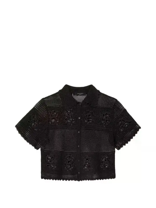 ALLSAINTS Kyra Scalloped-edge Shirt