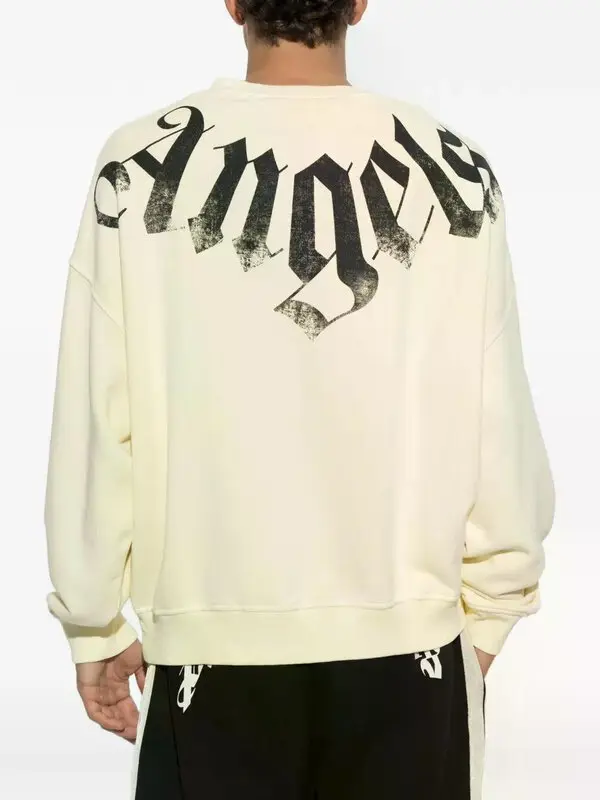 Palm Angels Logo-print Cotton Sweatshirt