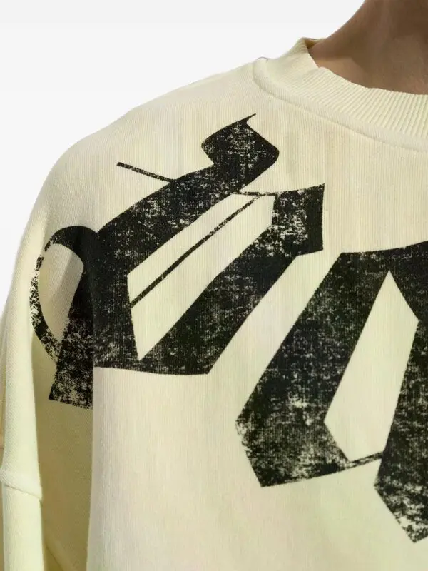 Palm Angels Logo-print Cotton Sweatshirt