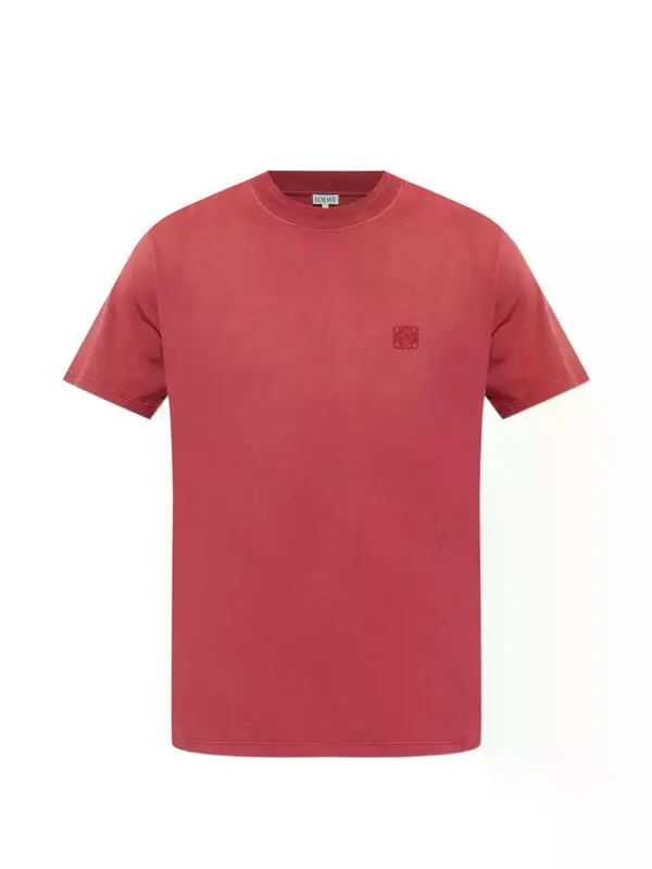 Loewe Regular-fit Cotton T-shirt - Red