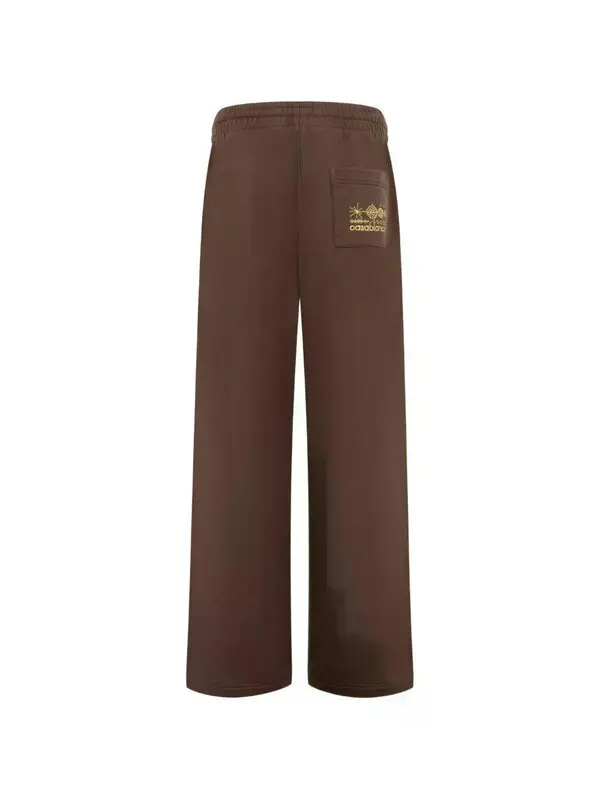 Casablanca Embroidered Pintuck Track Pants