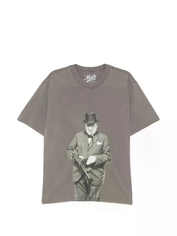 MELT Graphic-print T-shirt - Grey