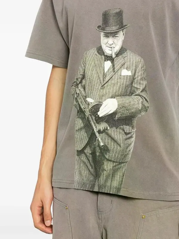 MELT Graphic-print T-shirt - Grey