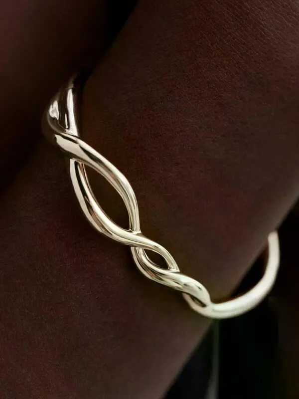 Monica Vinader Ochre Twisted Bangle