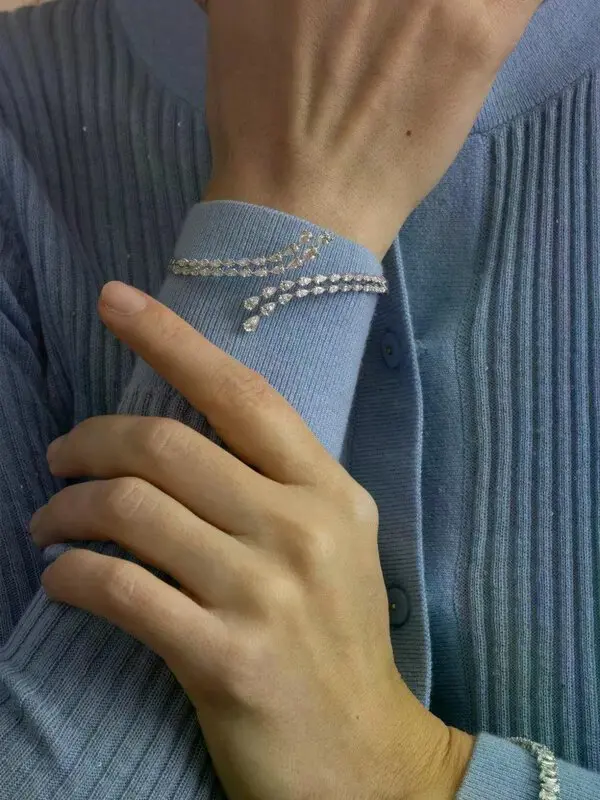 ARZANO Diamond Open Wrap Bracelet