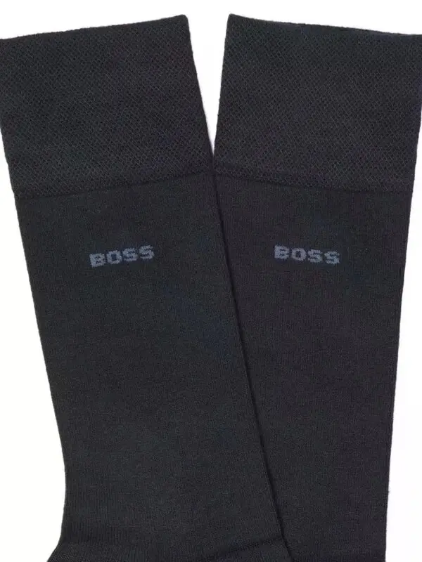 BOSS Logo-print Socks