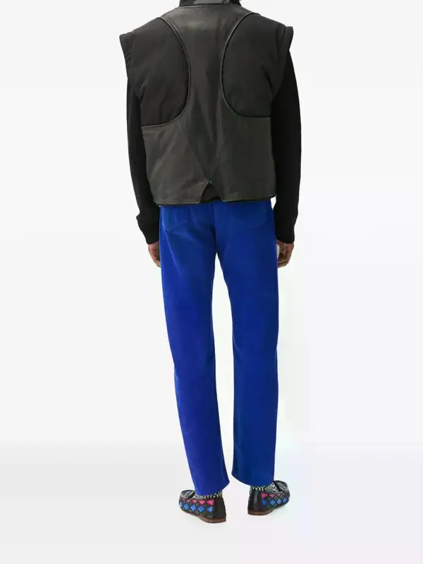 Versace Straight Corduroy Velvet Pants