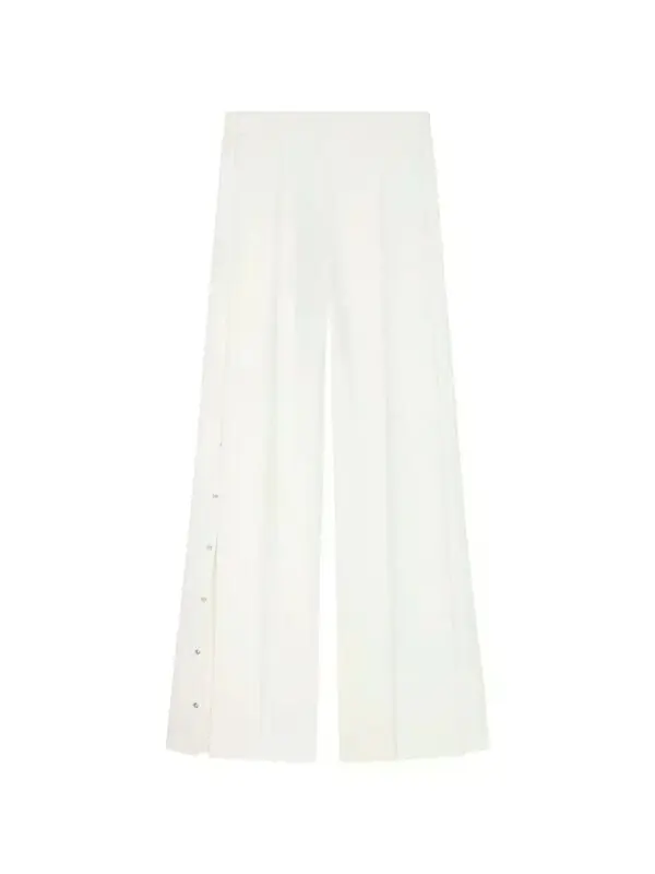 COURREGES Snap-button Twill Trousers