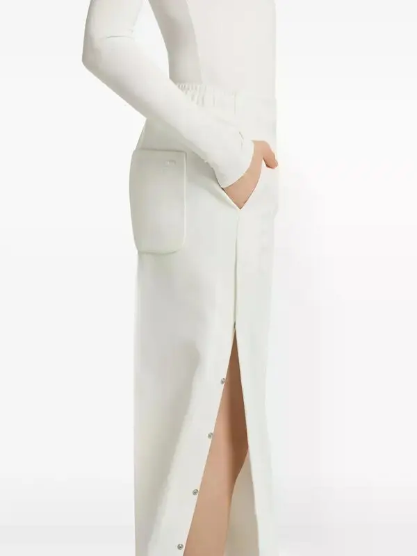 COURREGES Snap-button Twill Trousers