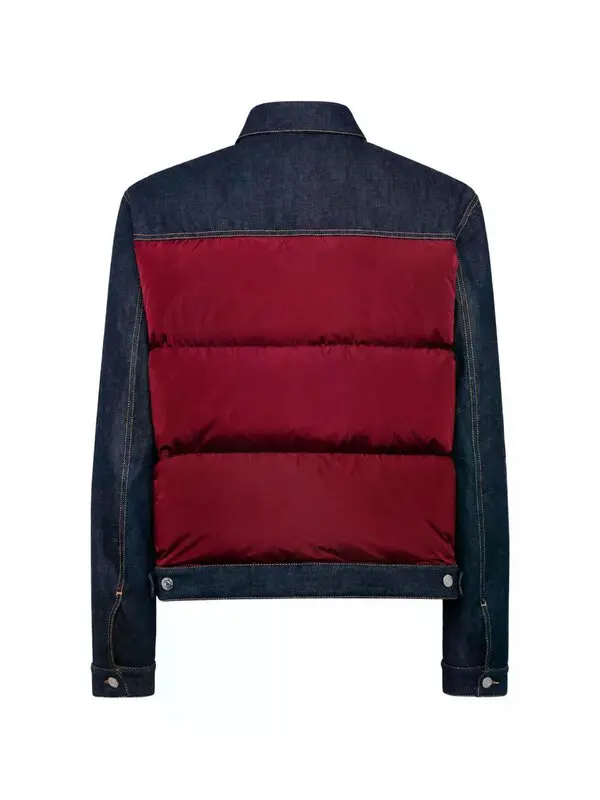 Dsquared2 Hybrid Puffer Jean Jacket - Blue