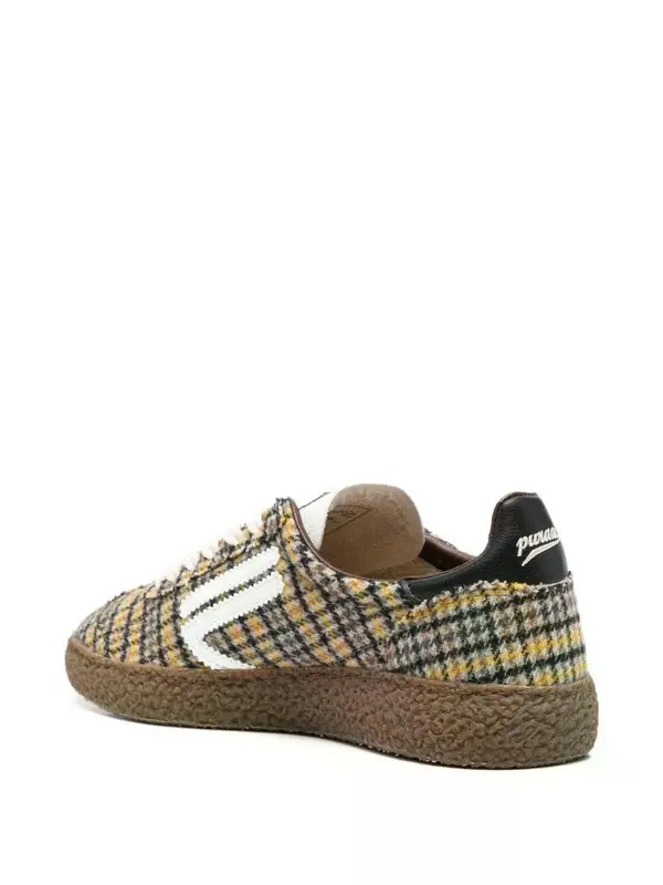 PURAAI Check-pattern Sneakers