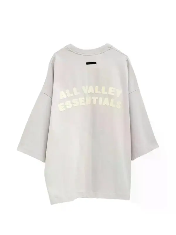 Fear Of God Logo-print Cotton T-shirt - Grey