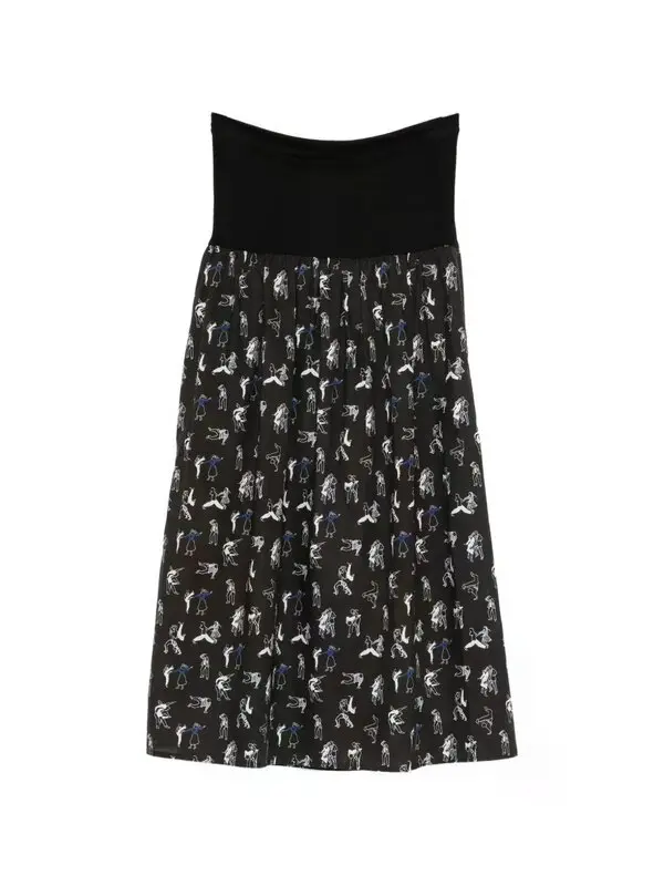 AGNES B. Dancing Rock And Roll Skirt - Black