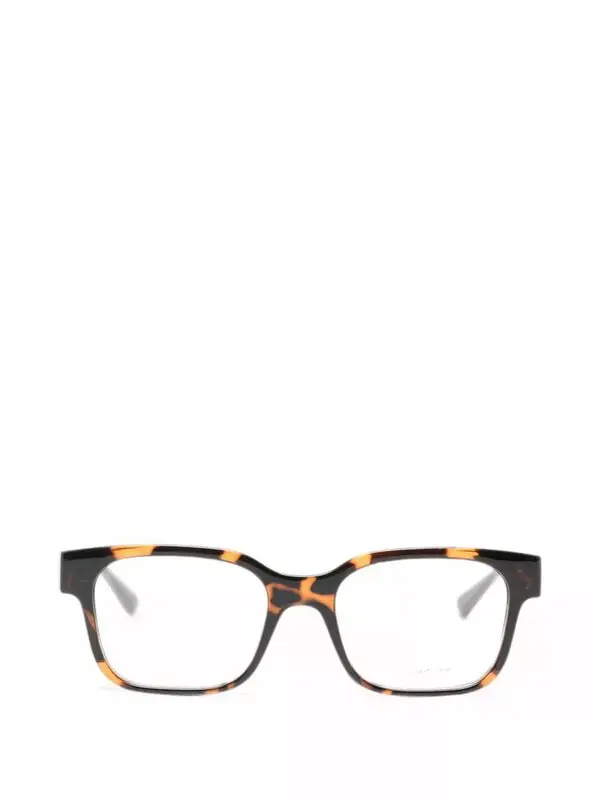 Gucci Tortoiseshell-effect Rectangle-frame Glasses