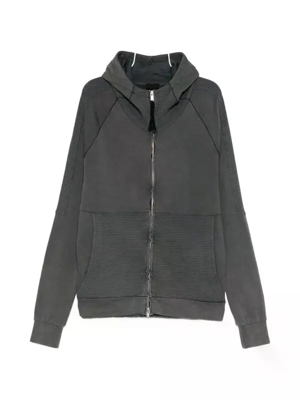 THOM KROM Panelled Zip-fastening Hoodie
