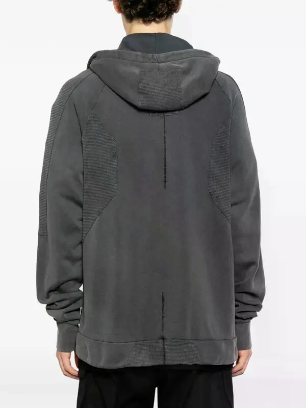 THOM KROM Panelled Zip-fastening Hoodie