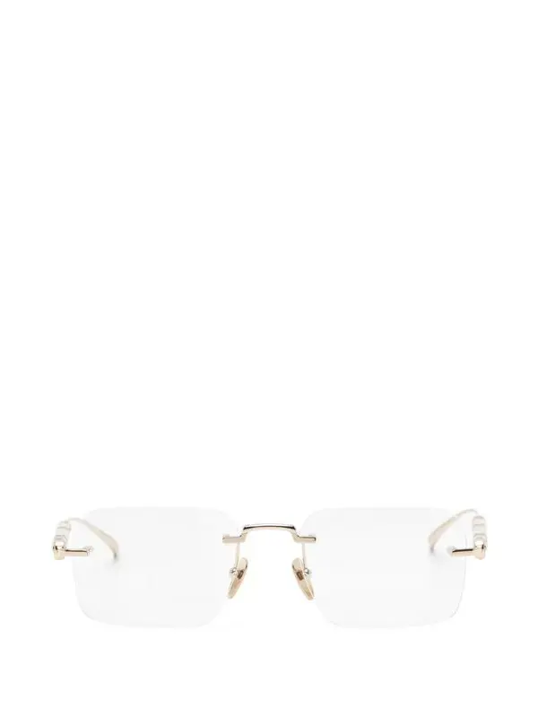 Gucci Bamboo Rimless Glasses - Gold
