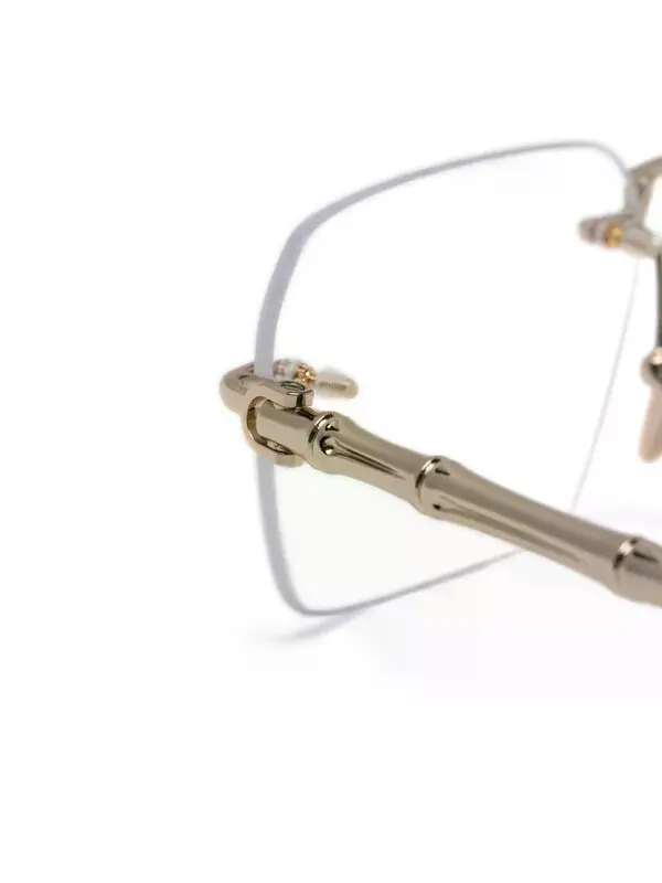 Gucci Bamboo Rimless Glasses
