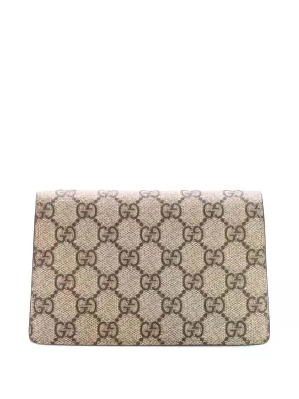 Gucci Dionysus Bag Gg Coated Canvas Super Mini Crossbody Bag