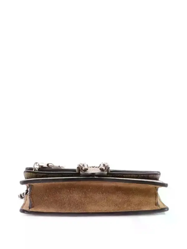 Gucci Dionysus Bag Gg Coated Canvas Super Mini Crossbody Bag