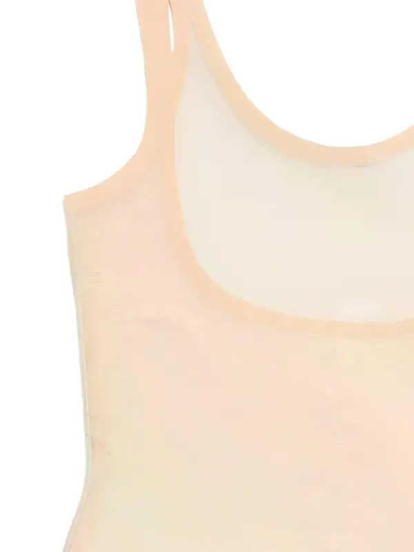 Wolford Scoop-neck Mesh Bodysuit