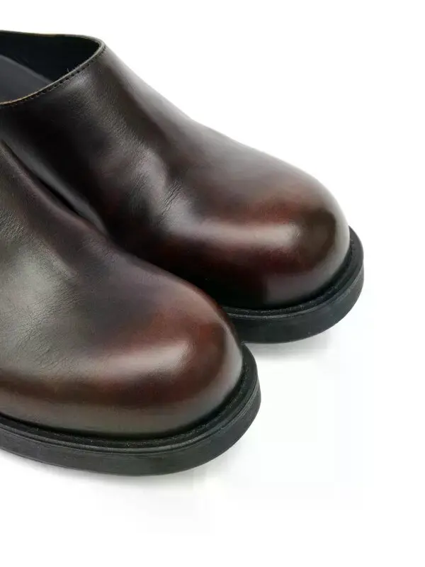 MAISON MARGIELA Round-toe Leather Mules