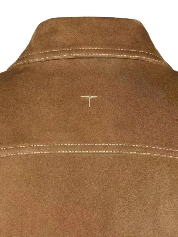 TOD'S Trucker Jacket In Pashmy Suede
