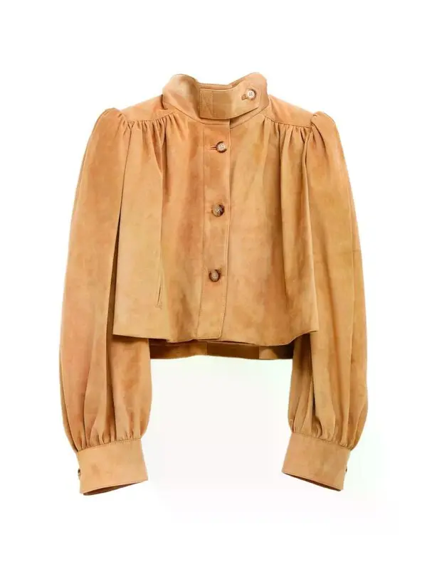 Chloé Gathered Puff-sleeve Jacket