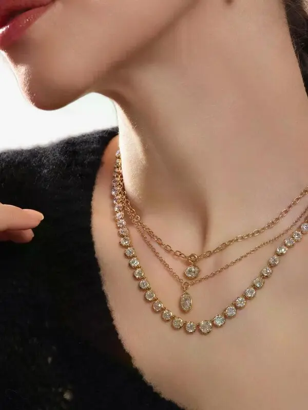 Sutra 18k Yellow Diamond Pendant Necklace