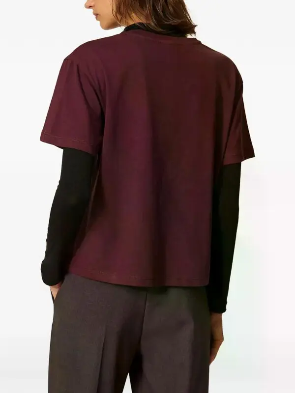 TWINSET Regular Crewneck T-shirt With Print