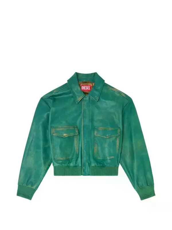 DIESEL® Jacket In Treated Leather