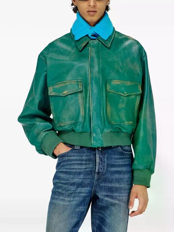 DIESEL® Jacket In Treated Leather