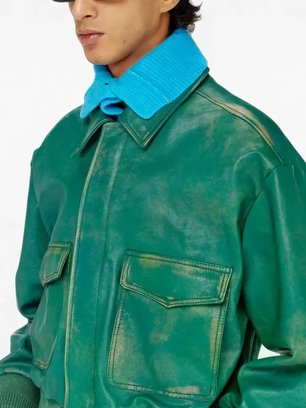 DIESEL® Jacket In Treated Leather