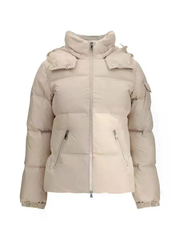 Moncler Fourmines Hooded Down Jacket - Neutrals