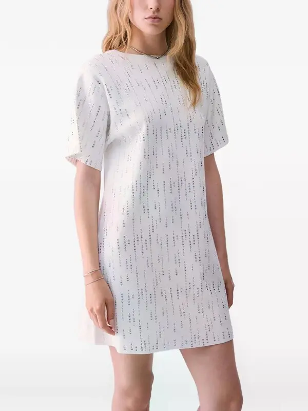 Liu Jo Knit Dress With Rhinestones