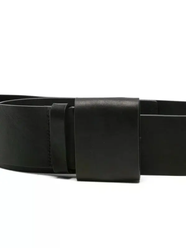 RUNDHOLZ Wide-strap Leather Belt