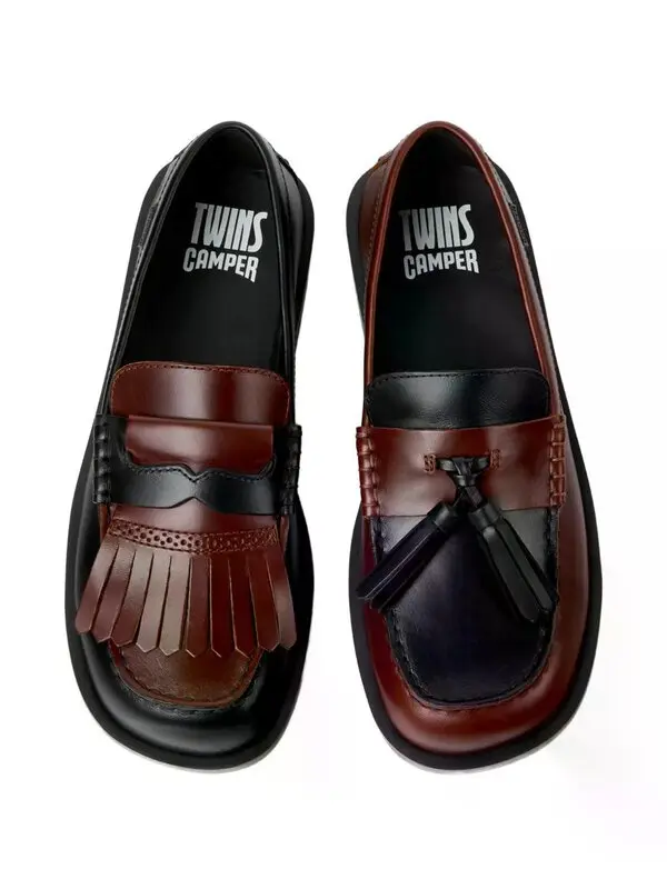 Camper Twins Don Leather Loafers