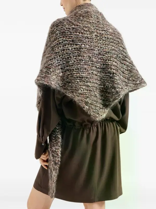 Brunello Cucinelli Mohair Knit Shawl