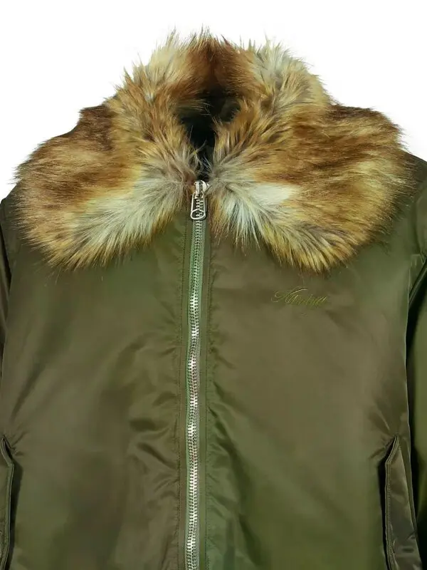 KAMIYA Faux-fur Collar Flight Jacket