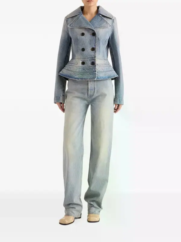 Proenza Schouler Tabetha Jeans In Rigid Denim