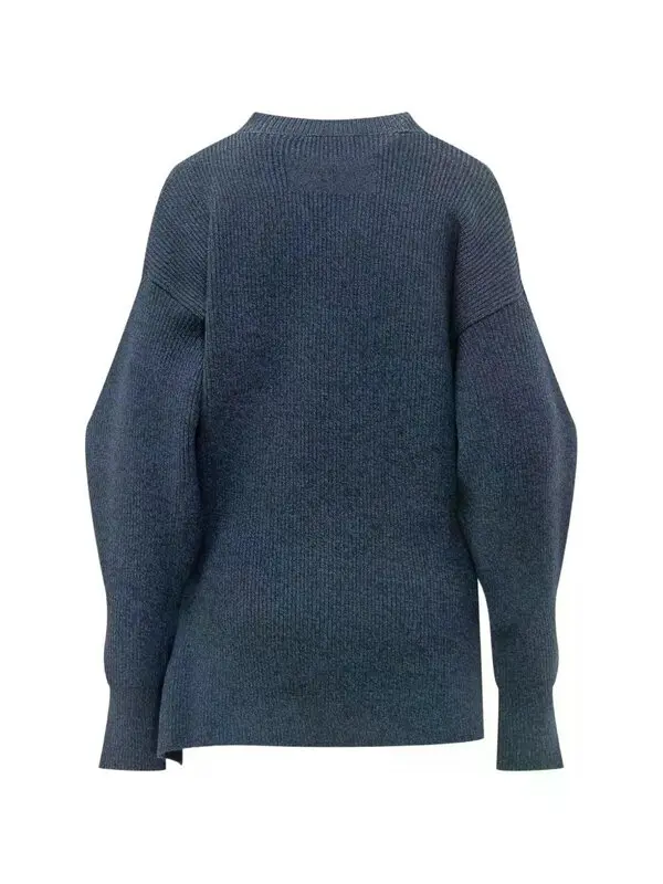 Givenchy Asymmetric Ribbed-knit Sweater