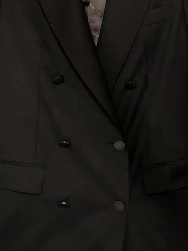 Tagliatore Double-breasted Suit With Peak Lapels