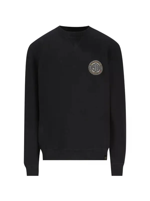 Barbour 90th Anniversary Logo-patch Sweater - Black