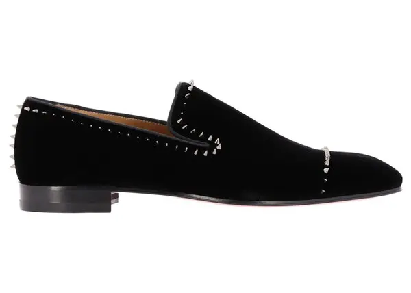CHRISTIAN LOUBOUTIN Chrsitian Dandeton Flat Velvet