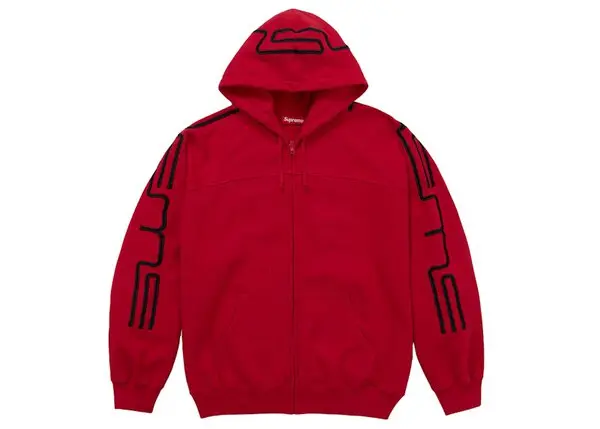 Supreme Connect Zip Up Hooded Sweatshirt